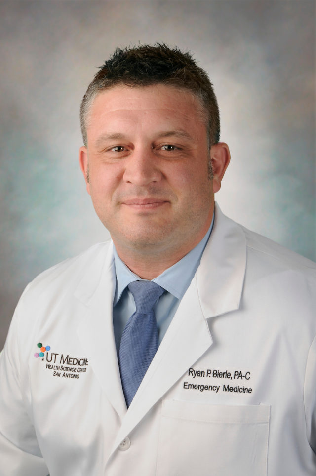 Ryan Bierle, DMSc, PA, LP, FCCM, FAWM - Department of Emergency Medicine