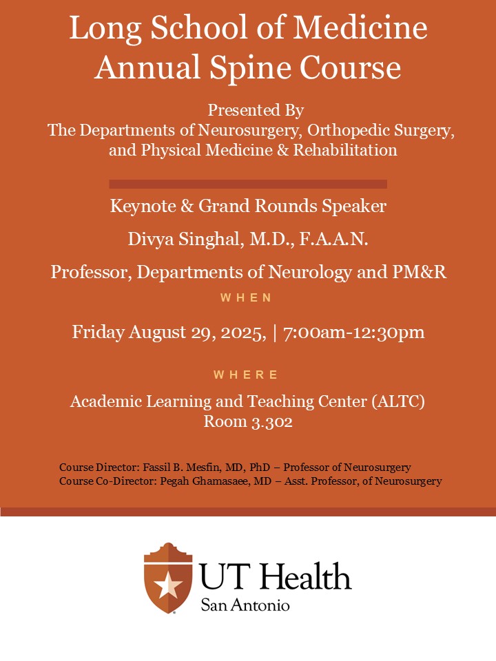 Join Us for Our Spine Education Course - Neurosurgery