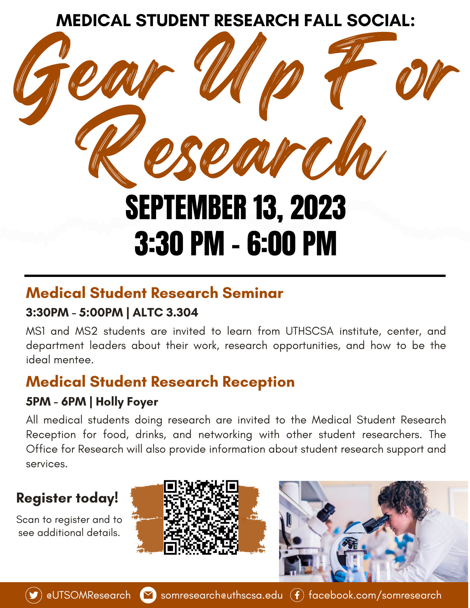 Medical Student Fall Social - Office for Research